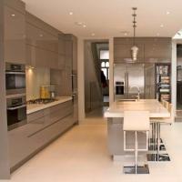 China High Gloss Acrylic Dish Dryer Cabinet for Quartz Stone Countertop in Single Kitchen for sale