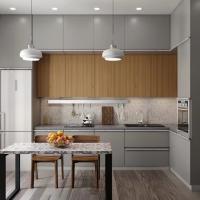 China Waterproof Gray YALIG Glass Panels Handles for Kitchen Cabinet Replacement Advantage for sale