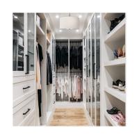 China Adjustable Height Hotel Wooden Wardrobe end Furniture for Modern Style Walk-in Closet for sale