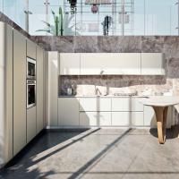 China YALIG Modern High Gloss Lacquer Kitchen Cabinet Customized for Kitchen Rack Shelf Storage for sale