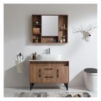China 2023 Top Sale Modern Customized Popular Design Shaker Bathroom Vanity for Apartment for sale