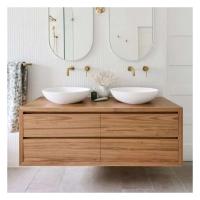 China Stylish and Durable Bathroom Vanity with Lacquer Door Panel Surface Treatment for sale