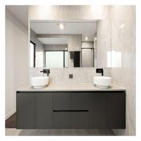 China Stylish and Durable Bathroom Vanity with Lacquer Door Panel Surface Treatment for sale