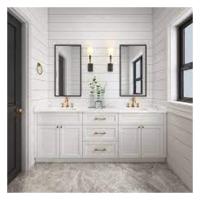 China Shaker Style Solid Wood Bathroom Vanity Cabinet with Lacquer Surface Treatment and Sink for sale