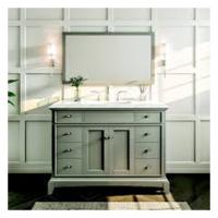 China Solid Wood Lacquer Vanity Combo Bathroom Cabinets with Customizable Mirror from Trusted for sale