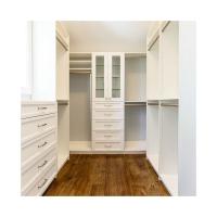 China Home Furniture Villa Wooden Modern Bedroom Standard Wardrobes in Wall Directly Crafted for sale