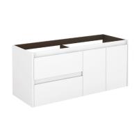 China Apartment Bathroom Vanity with Customized Glossy Finish and Lacquer Door Panel for sale