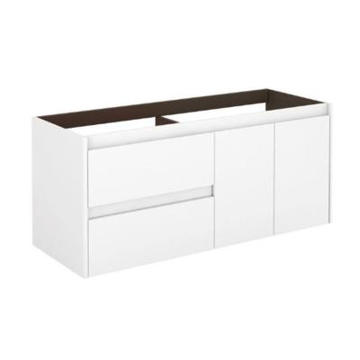 China Apartment Bathroom Vanity with Customized Glossy Finish and Lacquer Door Panel for sale