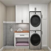China YALIG Laundry Outdoor Cabinet Set Customized Home Furniture Laundry Cabinets with Optional Basin for sale
