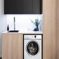China YALIG Laundry Outdoor Cabinet Set Customized Home Furniture Laundry Cabinets with Optional Basin for sale