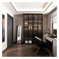 China Bedroom Furniture Pole System Walk In Open Style Big Wardrobe Closets for sale