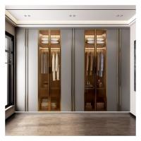 China Bedroom Furniture Pole System Walk In Open Style Big Wardrobe Closets for sale