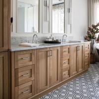 China Composite Acrylic Countertop Luxury Modular Kitchen Cabinet with Plywood Carcase for sale