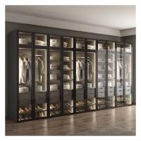 China Home Bedroom Set Furniture Customized Glass Sliding Door Wardrobe with Modern Design for sale