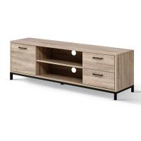 China Modern Grey Curved Corner Glass TV Stand for Living Room Elegant and Customizable for sale