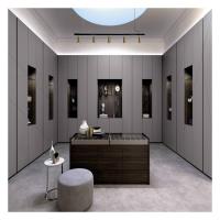 China Black Wood Closet Bedroom Smart Wardrobe Cabinet Italy Style for Your Elegant Bedroom for sale