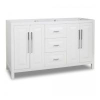 China Modern Style Customized Color Shaker Lacquered Bathroom Cabinet with Ceramic Countertop for sale