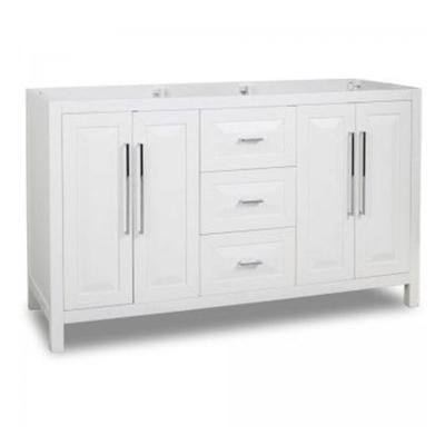 China Modern Style Customized Color Shaker Lacquered Bathroom Cabinet with Ceramic Countertop for sale