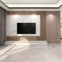 China Customize Size TV Stand Modern Design Wall Unit for Luxury Home Furniture in Apartment for sale