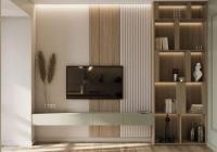 China Customize Size TV Stand Modern Design Wall Unit for Luxury Home Furniture in Apartment for sale