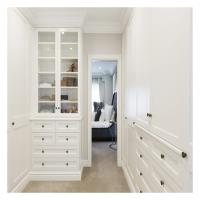 China European Solid Wood Walk In Closet Cabinets Customized for Home Bedroom Set Furniture for sale