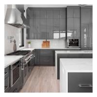 China s Modernstyle Black Glossy Modular Cabinets with Discount and Handle Knob Accessories for sale