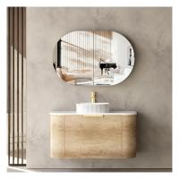 China Modern Floating Sink Vanity Cabinet with High Grade Bathroom Sink and Plywood Carcase for sale