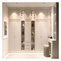 China Bedroom Furniture Customized Modern Minimalist Glossy Lacquer Wooden Walk in Closet for sale