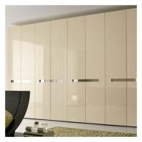 China Bedroom Furniture Customized Modern Minimalist Glossy Lacquer Wooden Walk in Closet for sale