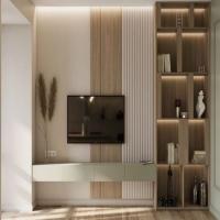 China Customer Designs Acceptable Modern European Style TV Cabinet for Living Room for sale