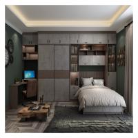 China Solid Color Matte Lacquered Bedroom Plywood Wardrobe for Apartment Home Furniture for sale