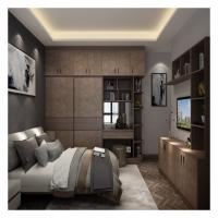 China Solid Color Matte Lacquered Bedroom Plywood Wardrobe for Apartment Home Furniture for sale