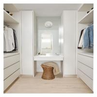 China Customized Walk-in Wardrobe Minimalist Wooden Storage Solution for Bedroom Furniture for sale
