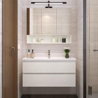 China Directly Sale Modern Style Waterproof Bathroom Vanity with Sink Waterproof and Modern for sale