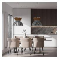 China Full Bullnose Countertop Edging Black Matte Lacquer Finish Solid Wood Modular Cabinet for sale