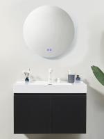 China Customized Width E1 Environment Standard Modern Design Wall Hung Bathroom Floating Vanity for sale