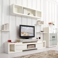 China Custom Designs Accepted Contemporary Luxury Wooden TV Unit with TV Stand Cabinet for sale