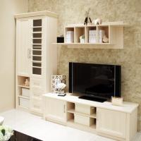 China Custom Designs Accepted Contemporary Luxury Wooden TV Unit with TV Stand Cabinet for sale