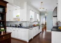 China Kitchen Carcass Material E1 Particleboard American Style Custom Design Kitchen Cabinet for sale