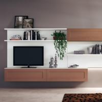 China Clean Lines Whole Wall Storage Cabinet for Living Room Furniture Modern Shaker Style TV for sale