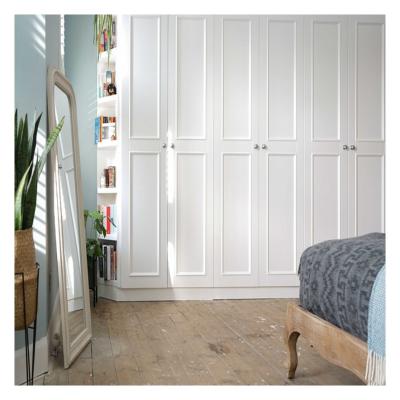 China Home Bedroom Set Furniture High End Design Pure White Matte Lacquered Solid Wood for sale