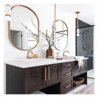 China Dark Walnut Waterproof Lacquer Bathroom Vanity in Traditional Design 38-46 in Width for sale