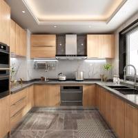 China Upgrade Your Kitchen with YALIG Apartment's Luxury Italian Style Cabinets and Island for sale