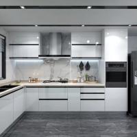 China Upgrade Your Kitchen with YALIG Apartment's Luxury Italian Style Cabinets and Island for sale