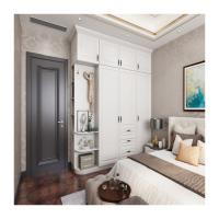 China High End Wooden Open Design Walk-in Wardrobe Closet for Bedroom in Contemporary Style for sale