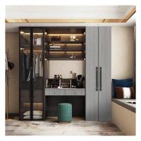 China Custom Master Bedroom Wardrobe with Adjustable Open Lattice Design and Craftsmanship for sale