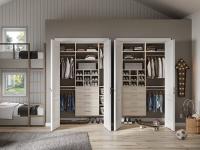 China Custom Modern Luxury Design Adjustable Height Children Bedroom Wall Wardrobe Closet for sale
