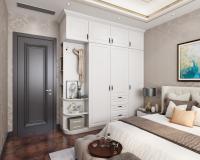 China Hotel Bedroom Wall Design Wardrobe Closet in the Wall A Functional and Stylish Choice for sale