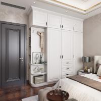 China MR HDF Board Professional Cloakroom Bedroom Wardrobes for Home Villa Hotel Apartment for sale