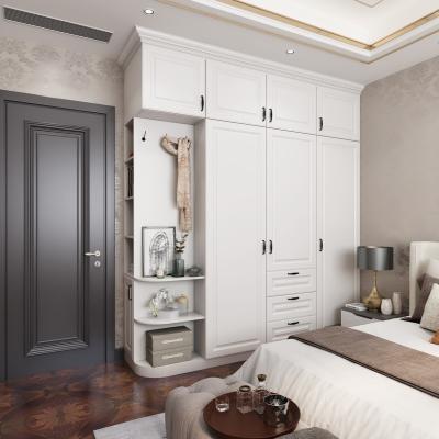 China MR HDF Board Professional Cloakroom Bedroom Wardrobes for Home Villa Hotel Apartment for sale